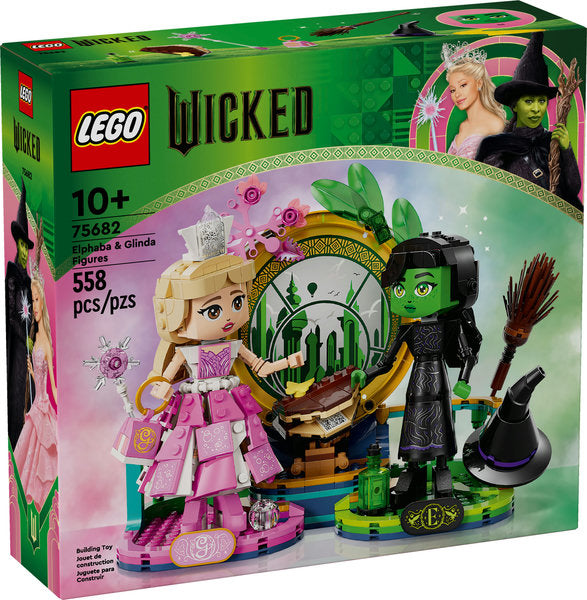 WICKED: Elphaba & Glinda Figures (75682)– Brighten Up Toys & Games